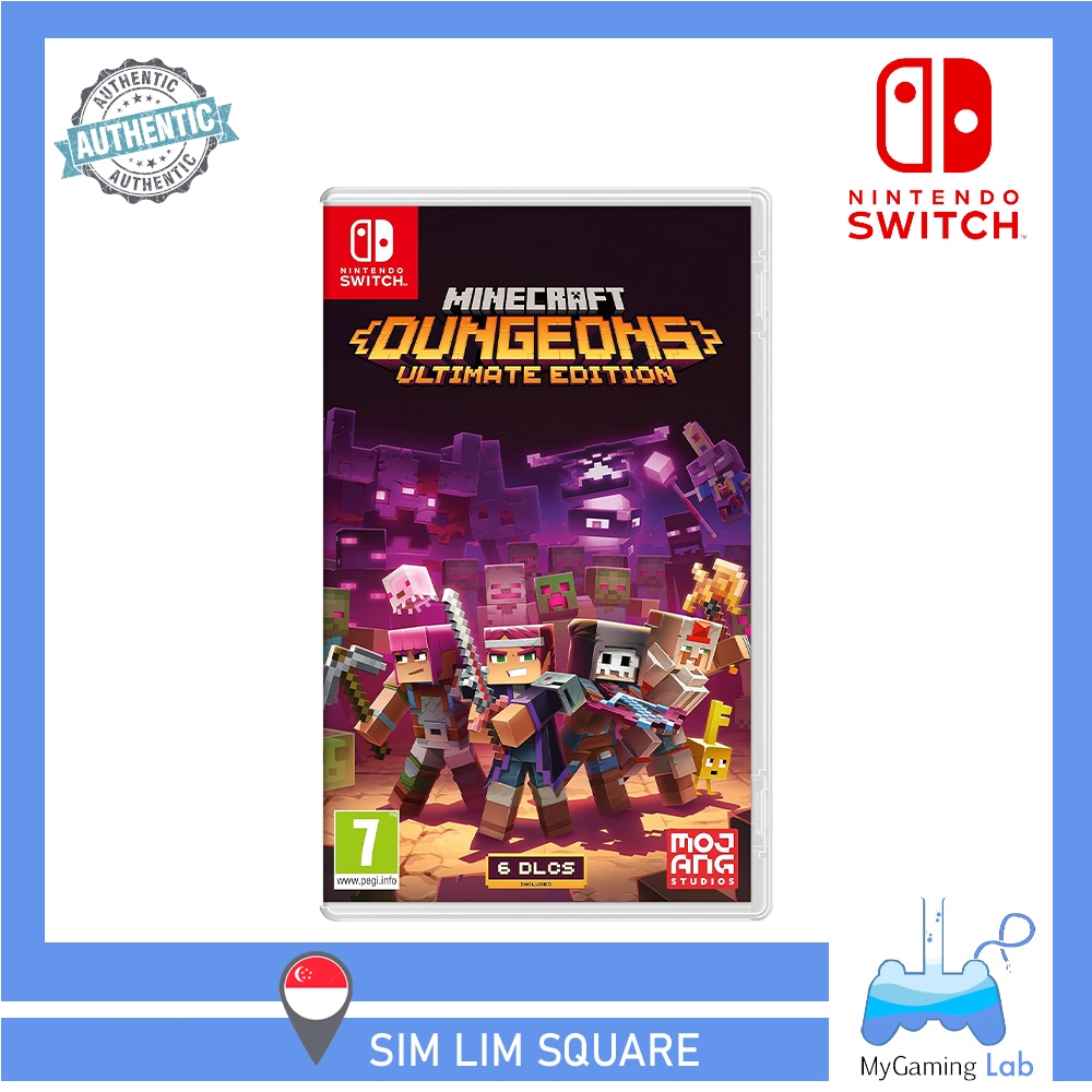[SG] Nintendo Switch Game Minecraft Dungeons Ultimate Edition | Shopee ...