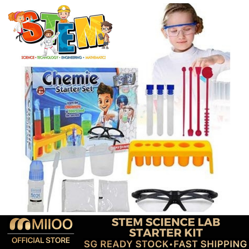 Science Lab Starter Kit Chemistry Set,Discover Science Of Color with 9 ...