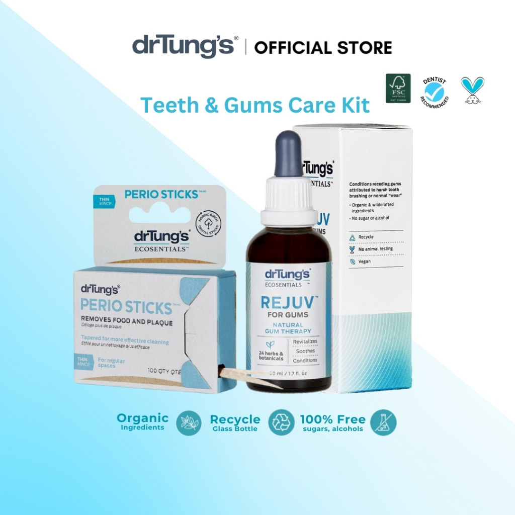 DrTung's Teeth & Gums Care Kit A (Rejuv Gums 50ml 1's + Perio Stick ...
