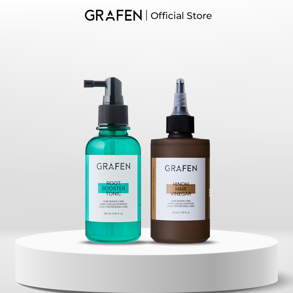 [GRAFEN] [GRAFEN] Root Booster Tonic 160ml + Hinoki Hair Vinegar 210ml ...