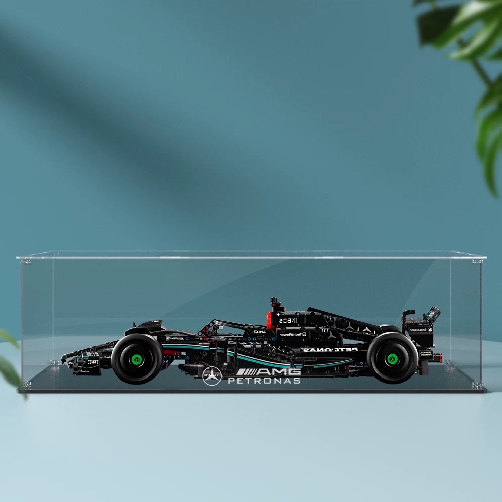 [DisplayCase] 70x30x20 42171 / 42141 Technic F1 Cars acrylic self ...