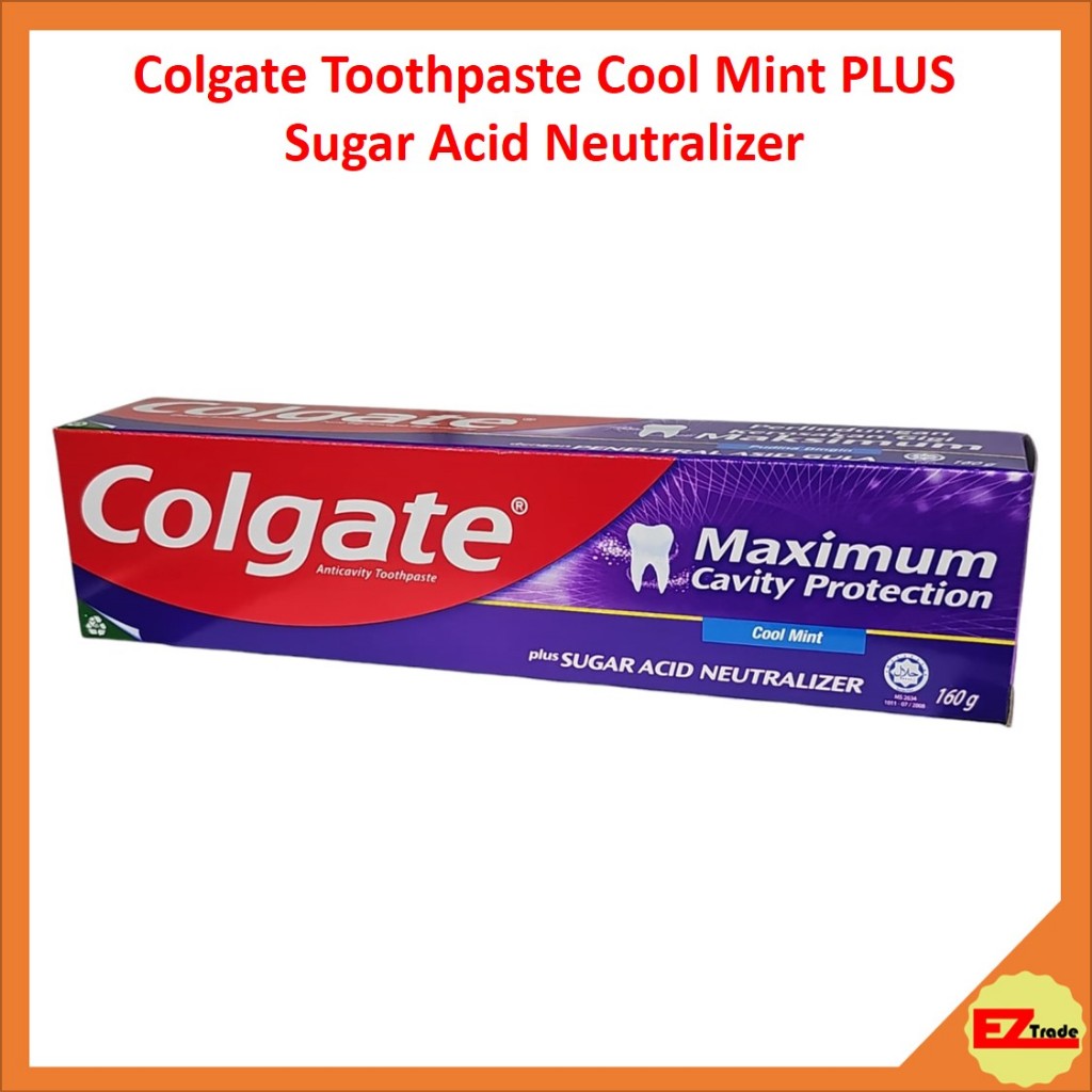 Colgate Cool Mint Maximum Cavity Protection Plus Sugar Acid Neutralizer ...