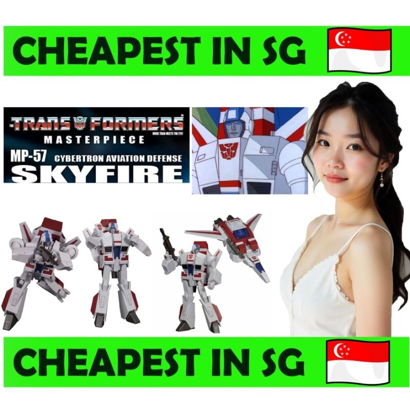 Transformers MP57 G1 Skyfire Jetfire authentic Takara Tomy local stock ...
