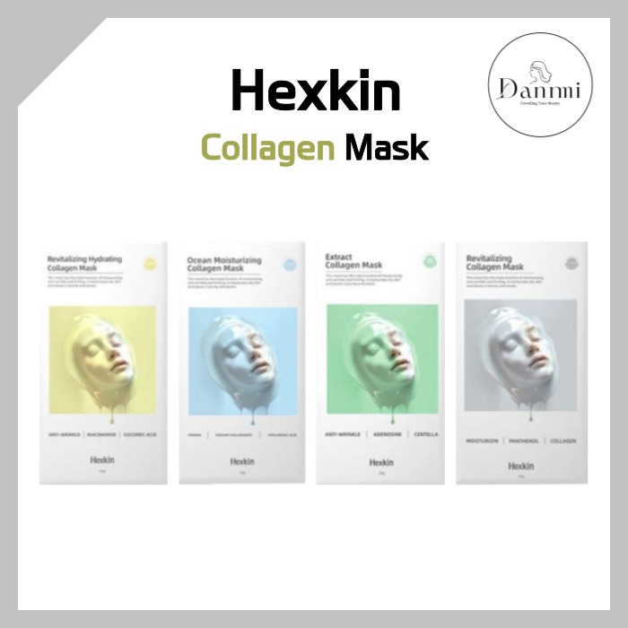 [Hexkin] Collagen Mask 4 Types Revitalizing Intensive Ocean ...