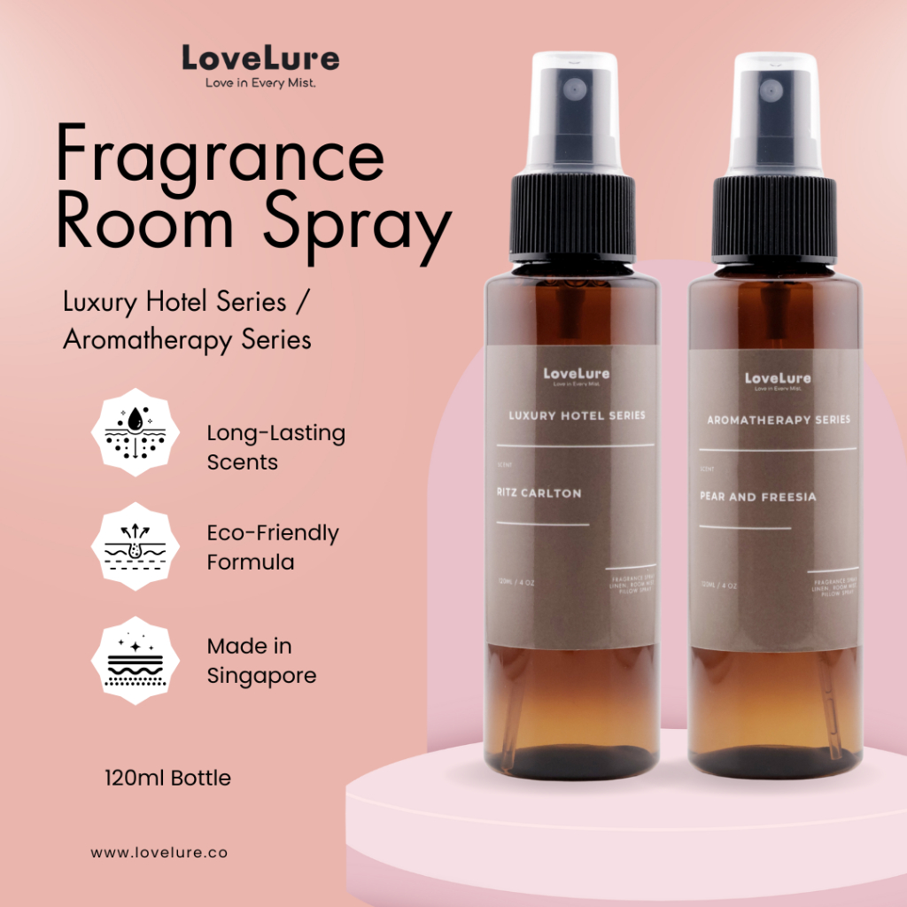 [LoveLure] Aroma Fragrance Room Spray for Bed Room, Bath Room, Linen ...