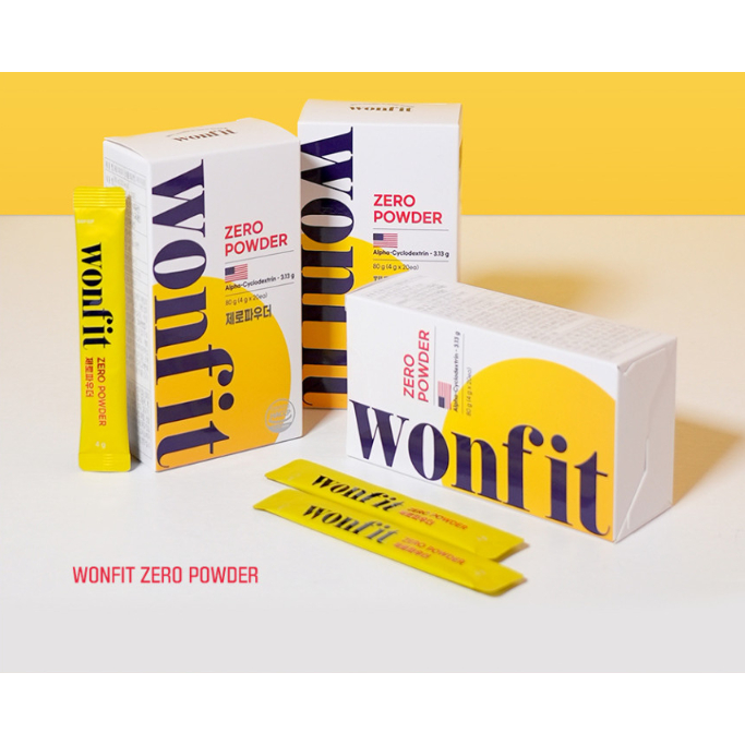 [Wonfit] Zero Powder – 3130mg Alpha Cyclodextrin per Stick | Premium ...