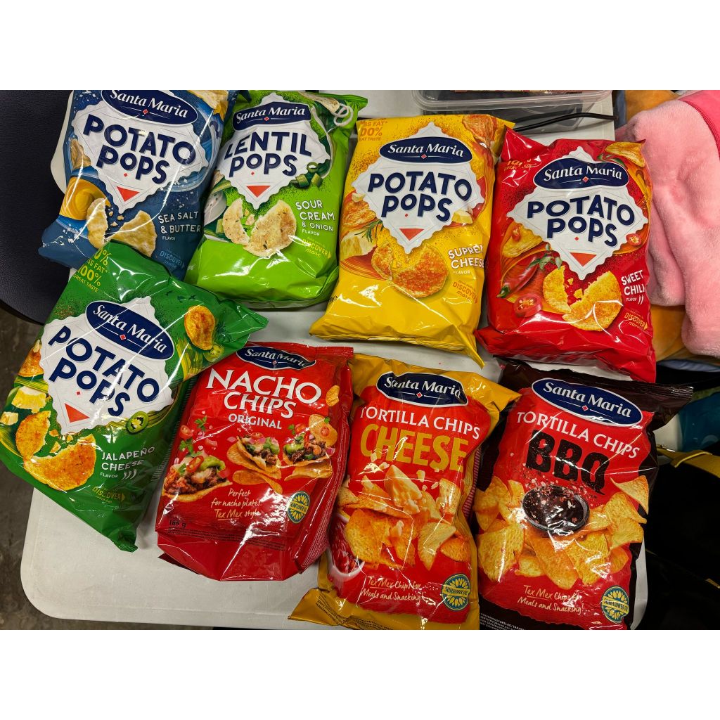 【SGHOLIAO】Santa Maria Chips Bundle – 8 Flavours Imported from Sweden ...