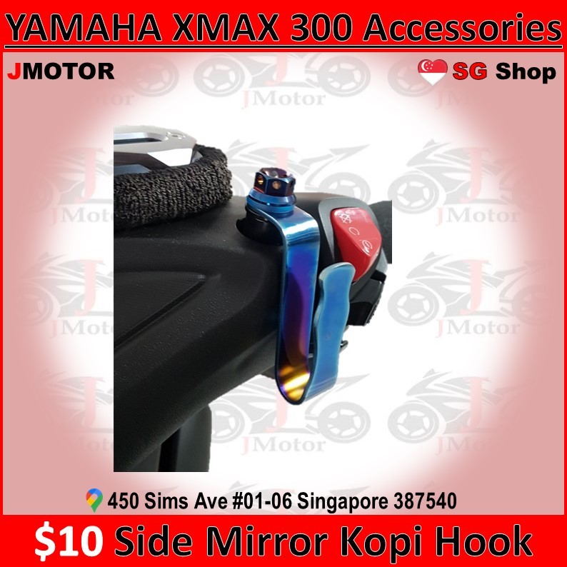 Side Mirror Kopi Hook xmax hook nmax hook aerox hook | Shopee Singapore