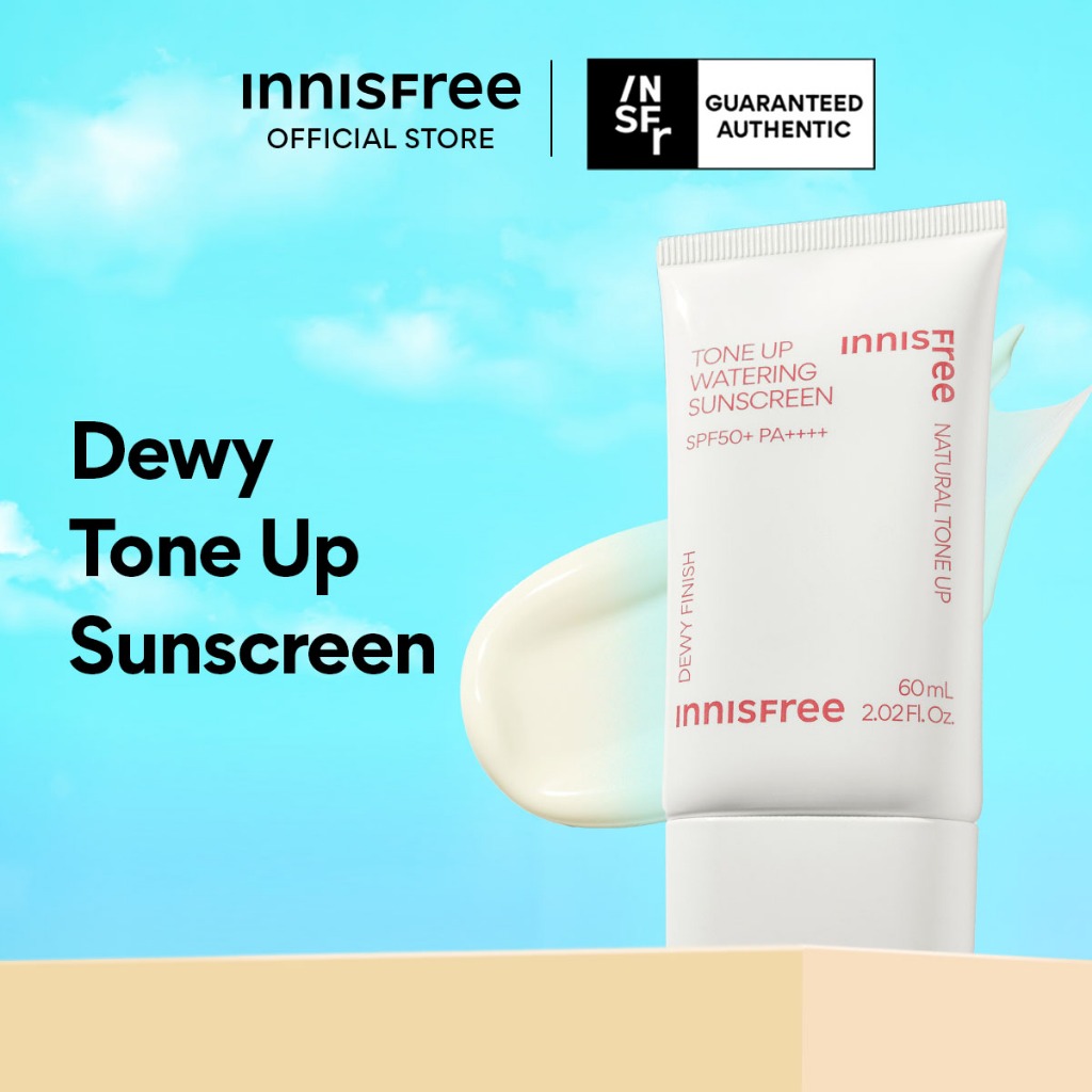 INNISFREE Tone Up Watering Sunscreen SPF50+ PA++++ 60ml | Shopee Singapore