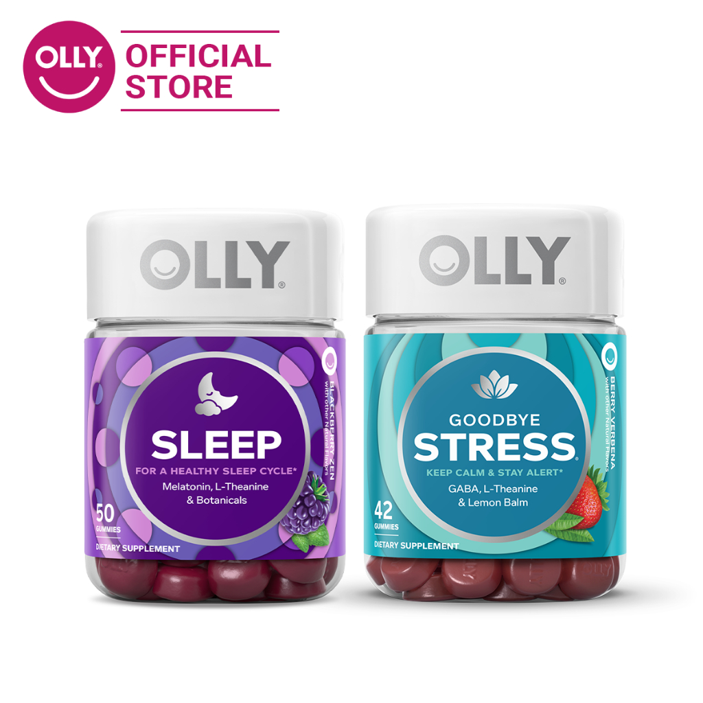 [Bundle of 2] OLLY Sleep Gummy Supplements (EXP: 02/2026) + Goodbye ...