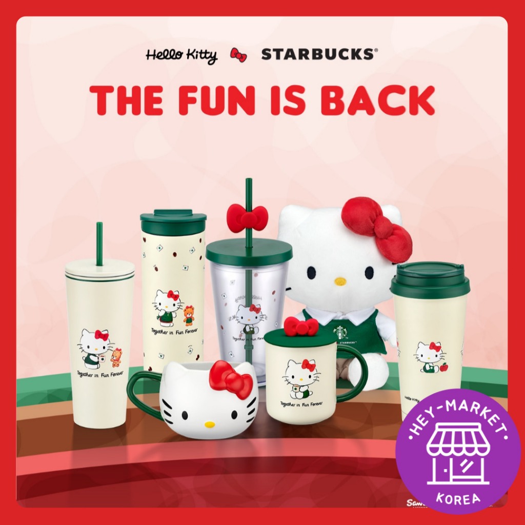 [Starbucks Korea] 🩷Starbucks Korea x Hello Kitty Limited Edition 2025 Restocked + with NEW style ...
