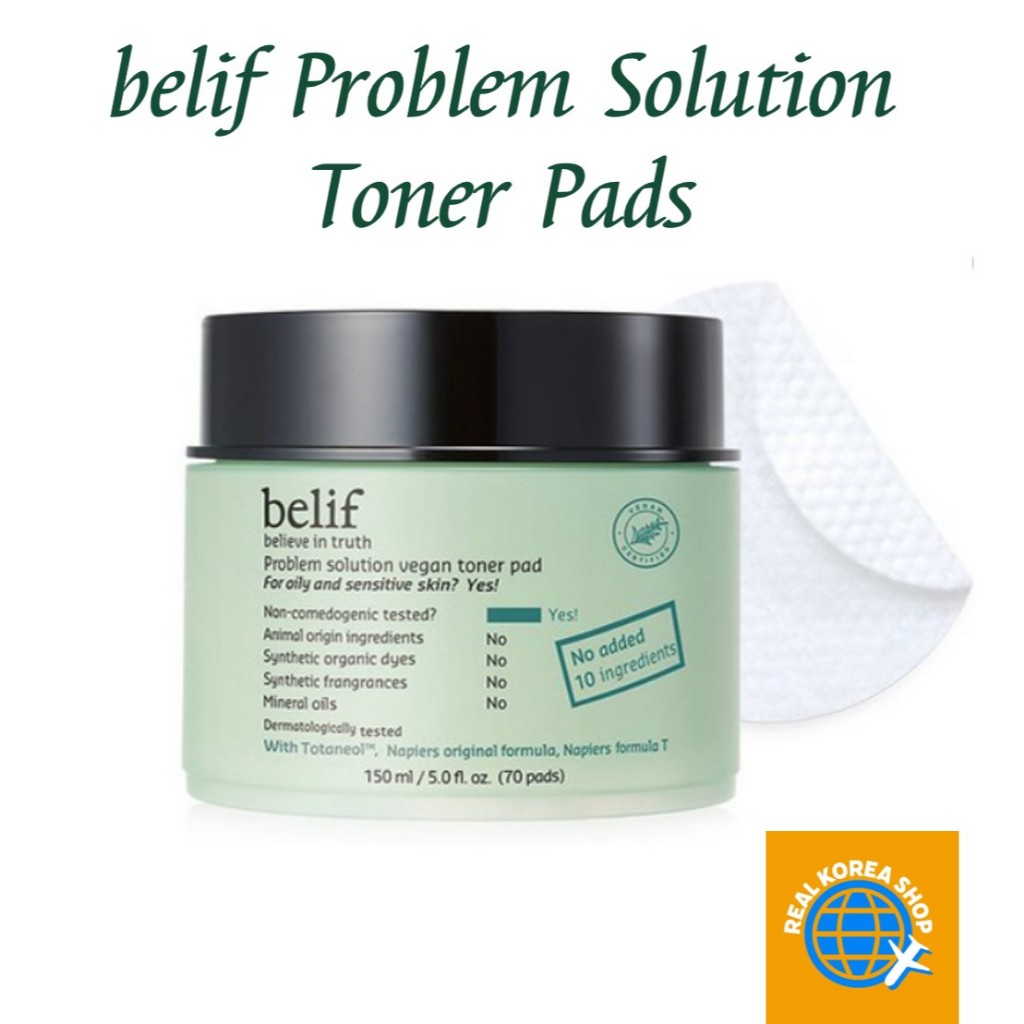 [belif ] belif Problem Solution Toner Pads | Shopee Singapore