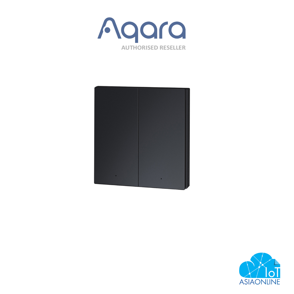 Aqara - H1 Wireless Remote Switch H1 - Battery Operated (Double Rocker ...