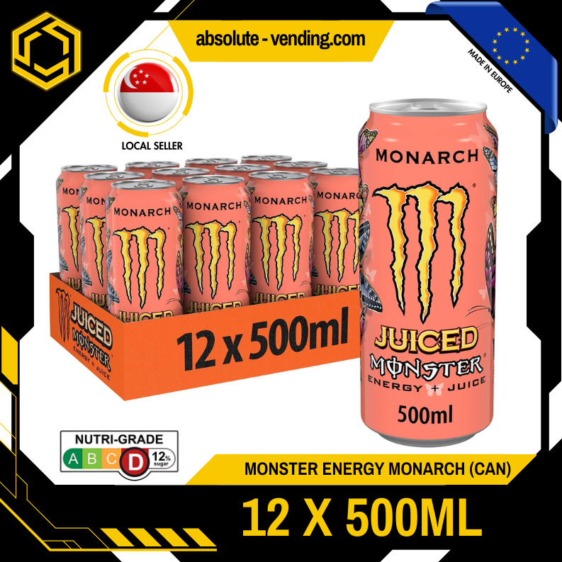 MONSTER ENERGY MONARCH 500ML X 12 (CAN) | Shopee Singapore