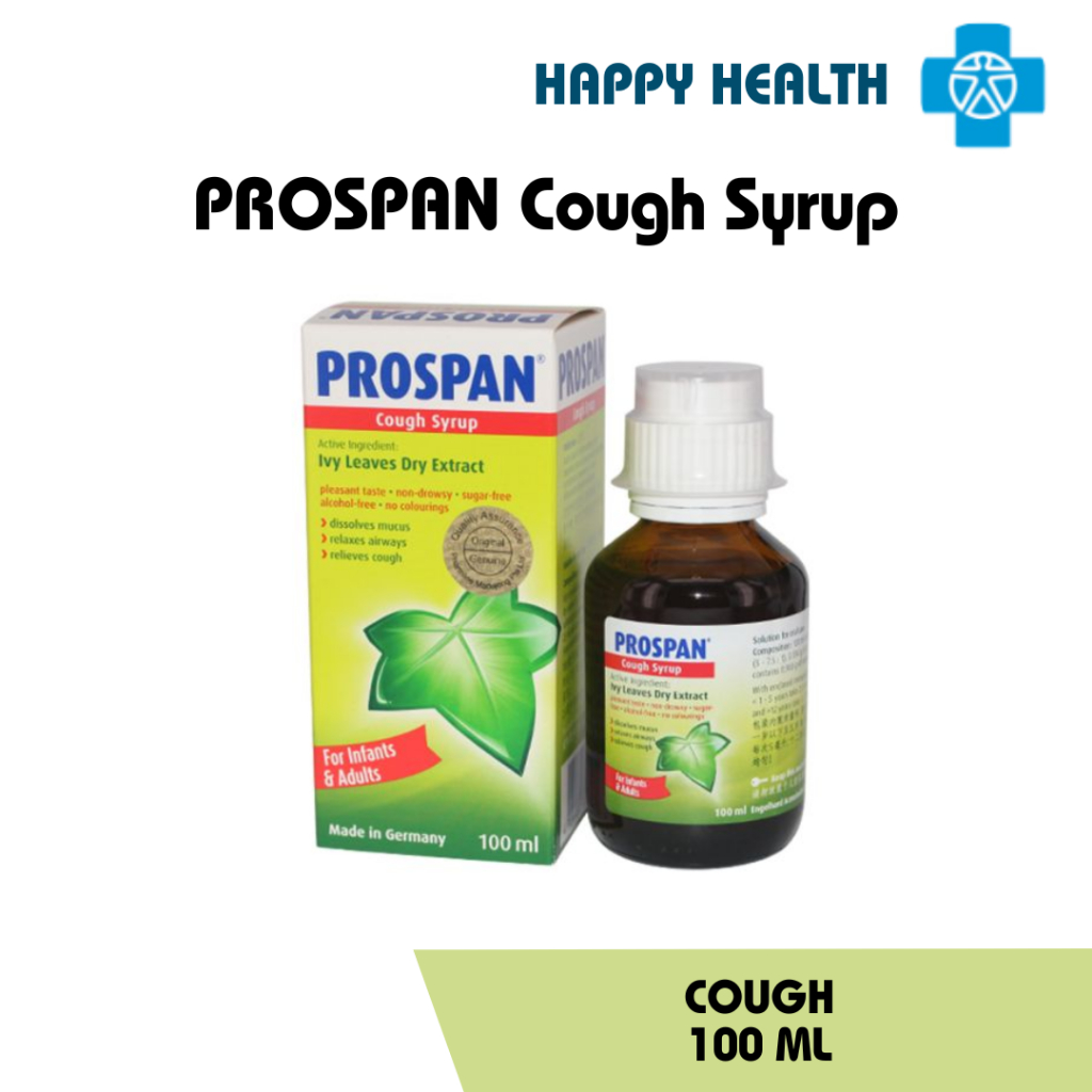 Prospan Cough Syrup 100ml (Exp Feb 2026) - sugar free & non-drowsy ...