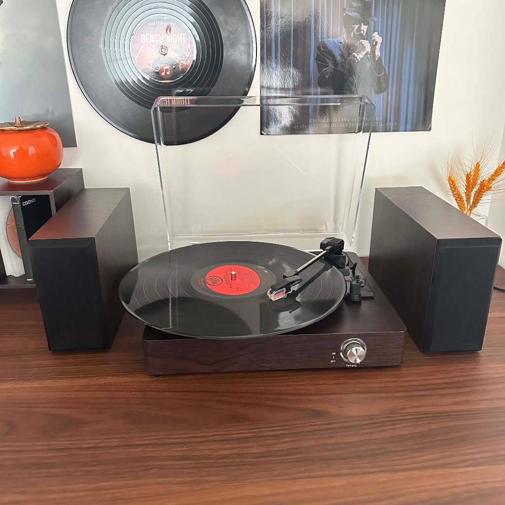 Middix Vintage Record Player With Dual Stereo External Speakers HI-FI ...