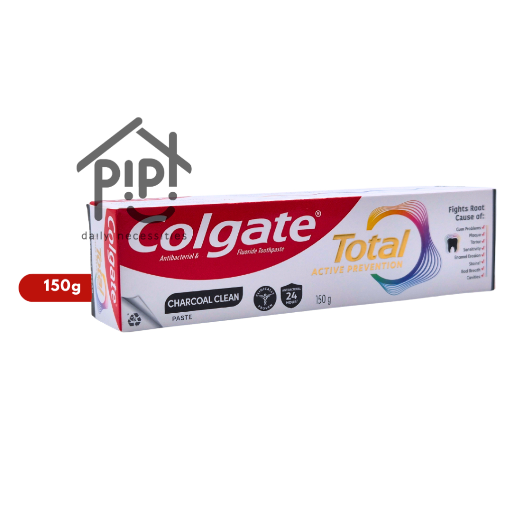 Colgate Total 12 Toothpaste Charcoal Deep Clean (Paste) 150g | Shopee ...