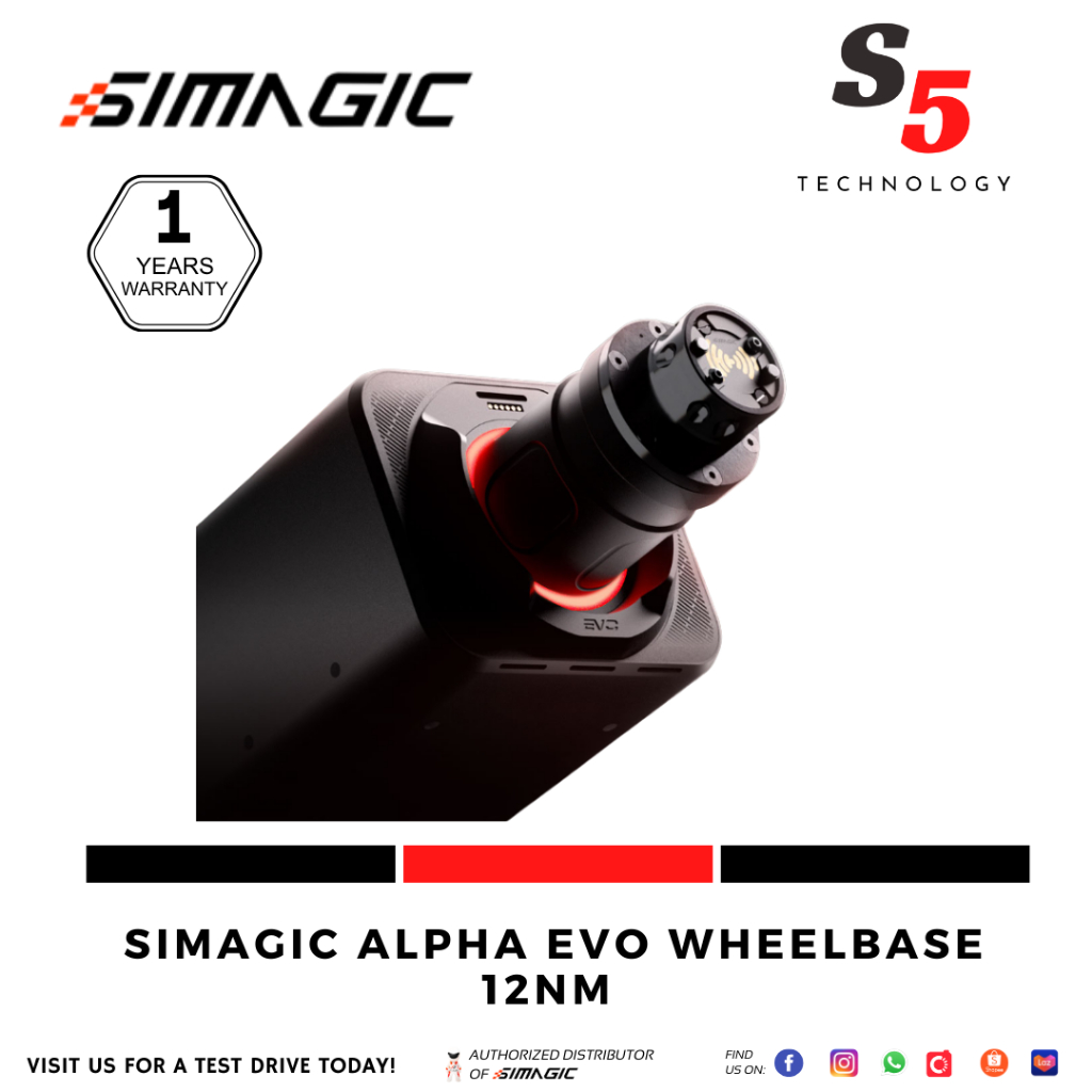 Simagic Alpha EVO Direct Drive 12Nm / simagic wheelbase / simagic alpha ...