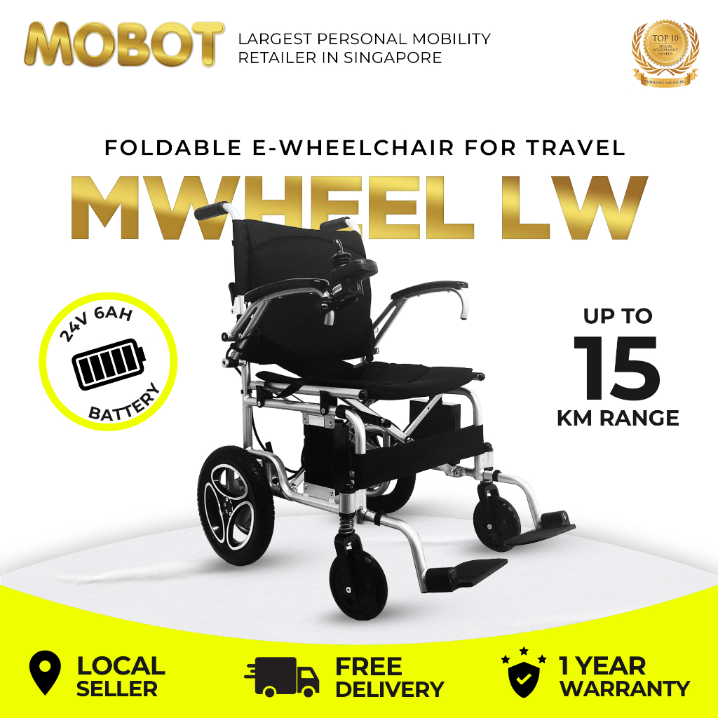 MOBOT SG OFFICIAL | MWHEEL LW Motorised Electric Wheelchair | 16KG ...