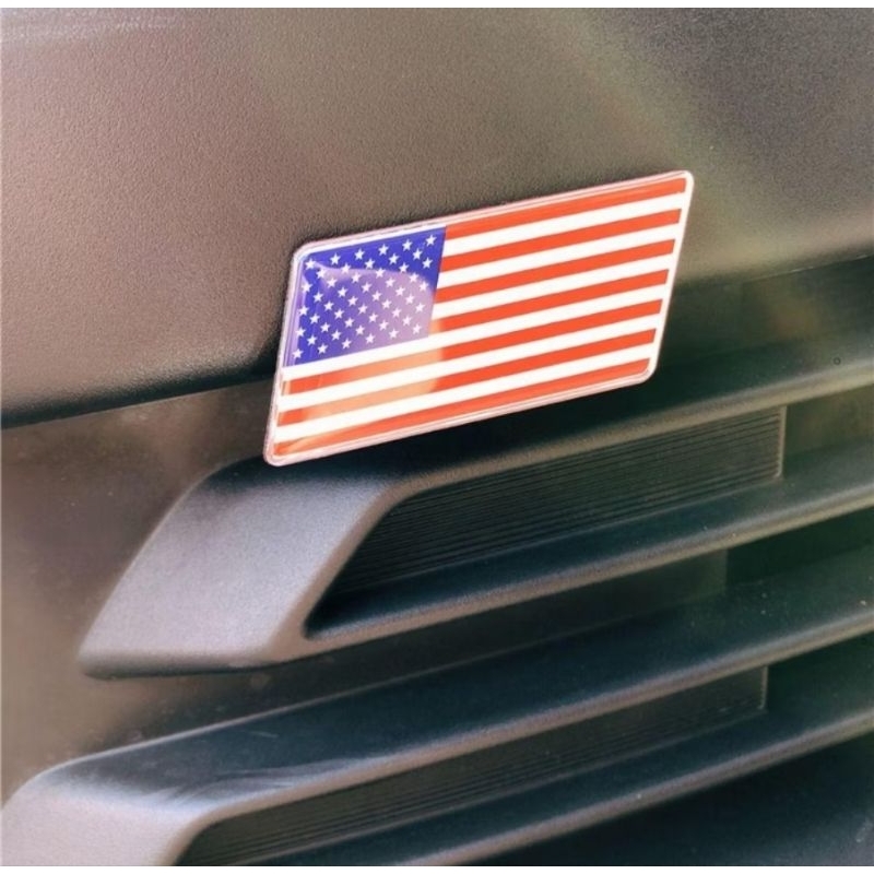 America Flag car front grille emblem sticker badge car decoration ...