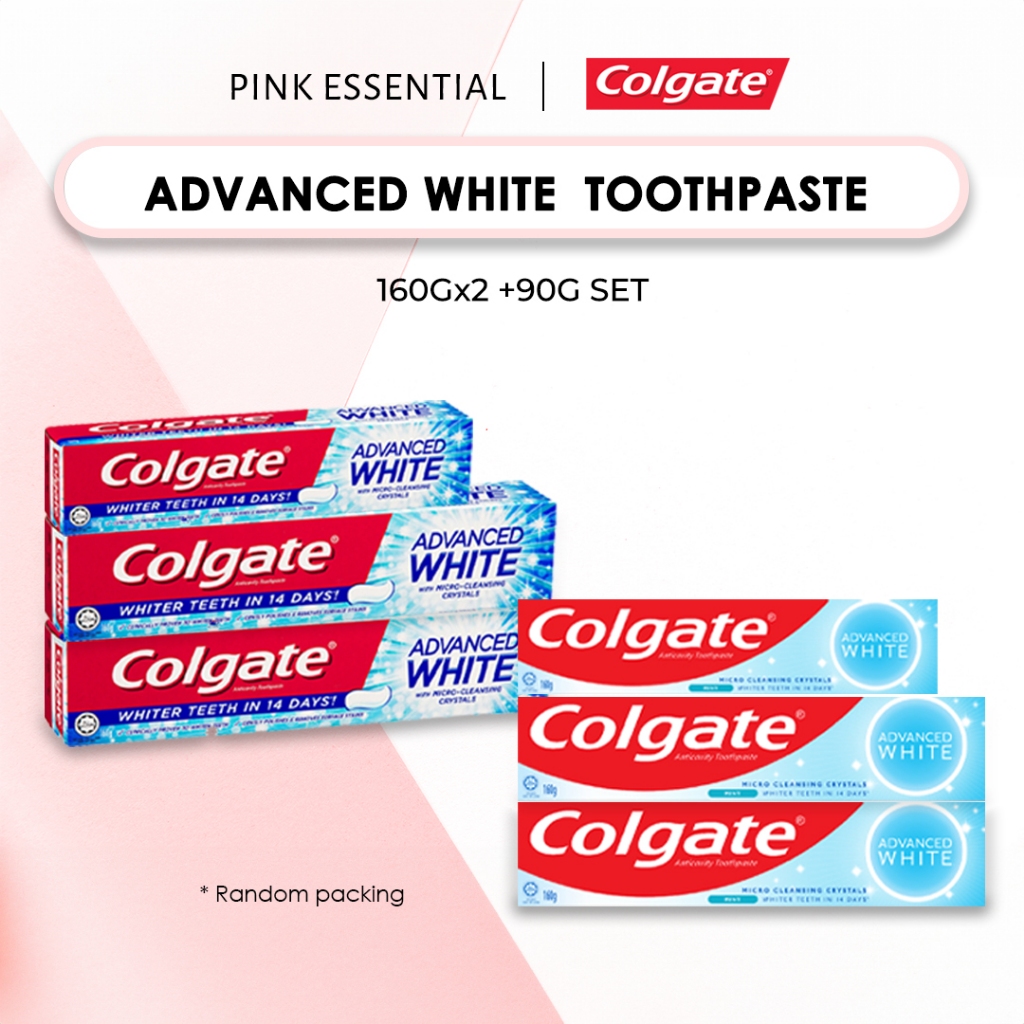 Colgate [Value Bundle] Advanced White Whitening Toothpaste Value pack ...