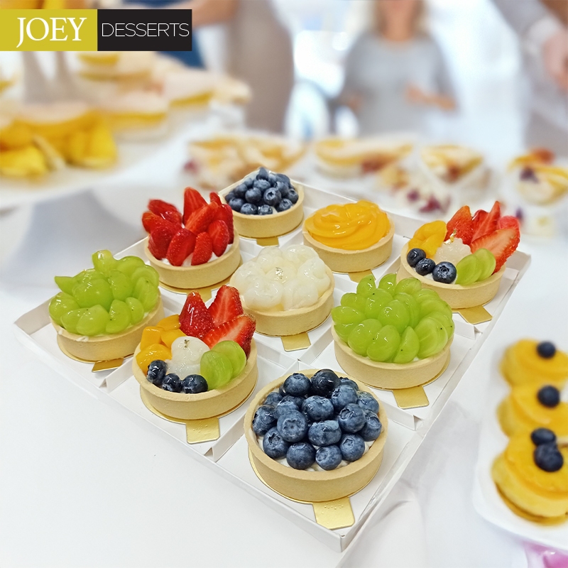 {JOEY Dessert Platter} Party Box Assorted Fruit Tarts Big | Box of 9 ...