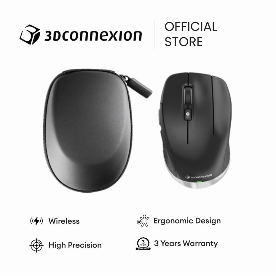 3Dconnexion CadMouse Compact Wireless (3DX-700118) | Shopee Singapore