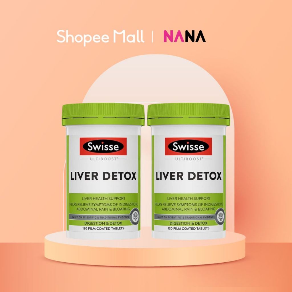 Shopee x Swisse Brand Box - Swisse Ultiboost Liver Detox 120 Capsules x2 (EXP:04 2027) | Shopee ...