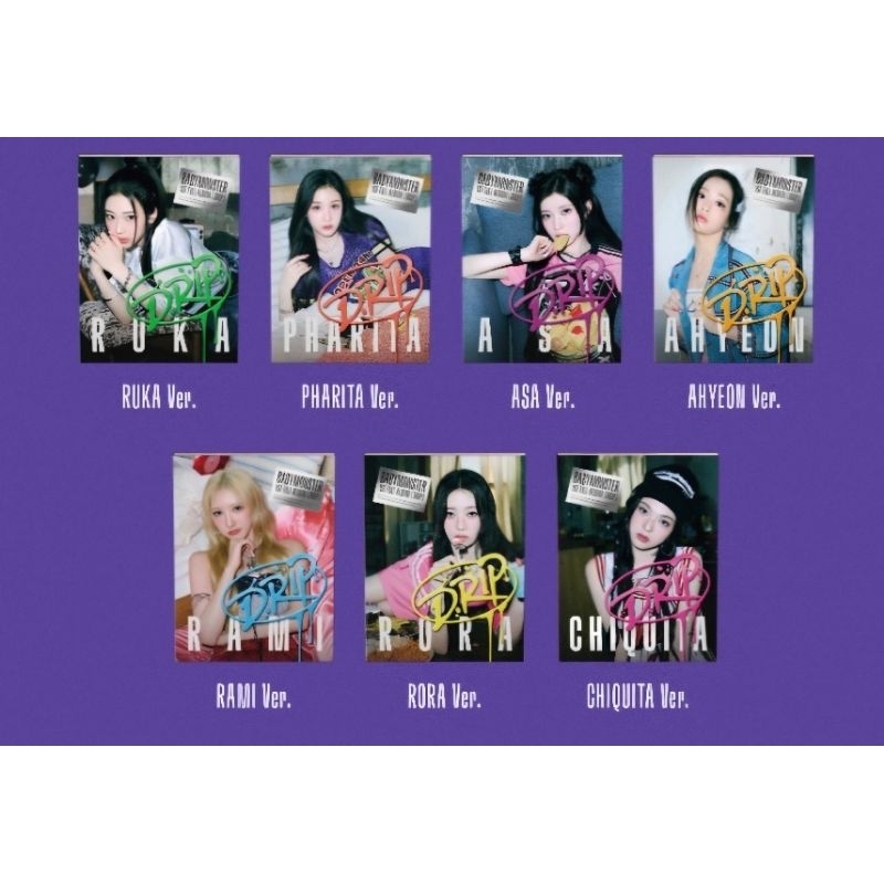Babymonster Drip Album/ziplock/binder (new and sealed) | Shopee Singapore
