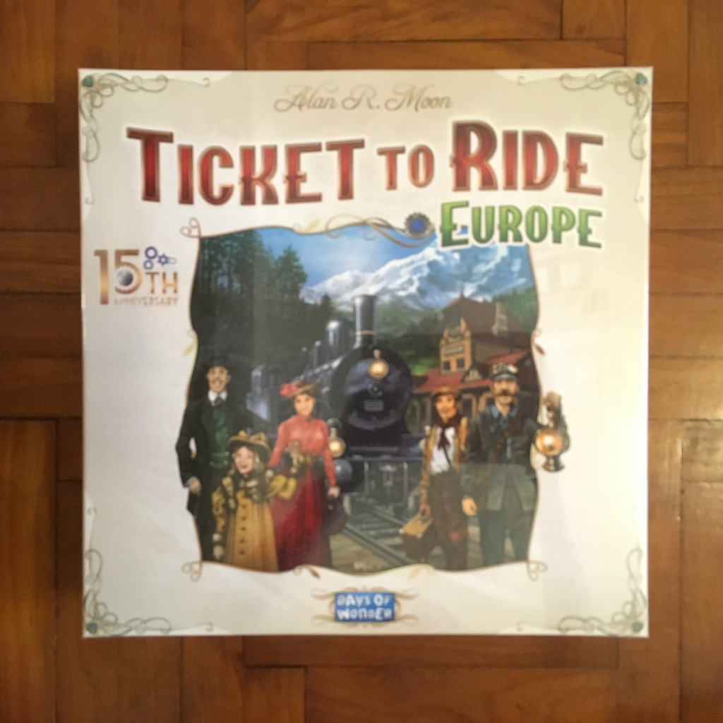 Ticket to Ride Europe 15th Anniversary Edition board game (Clearance ...