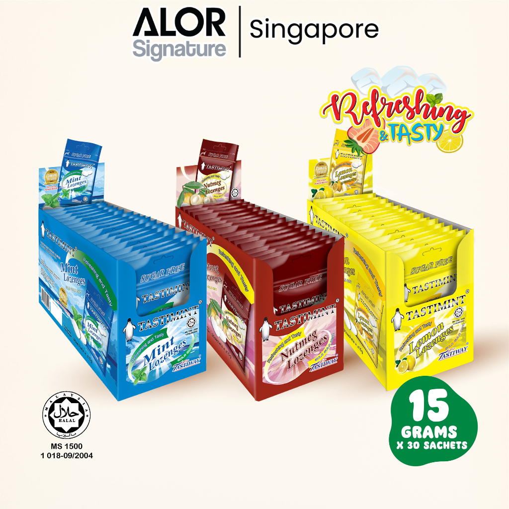 Tastimint Sugar Free Lozenges 1 box (15g x 30 packets) | Shopee Singapore