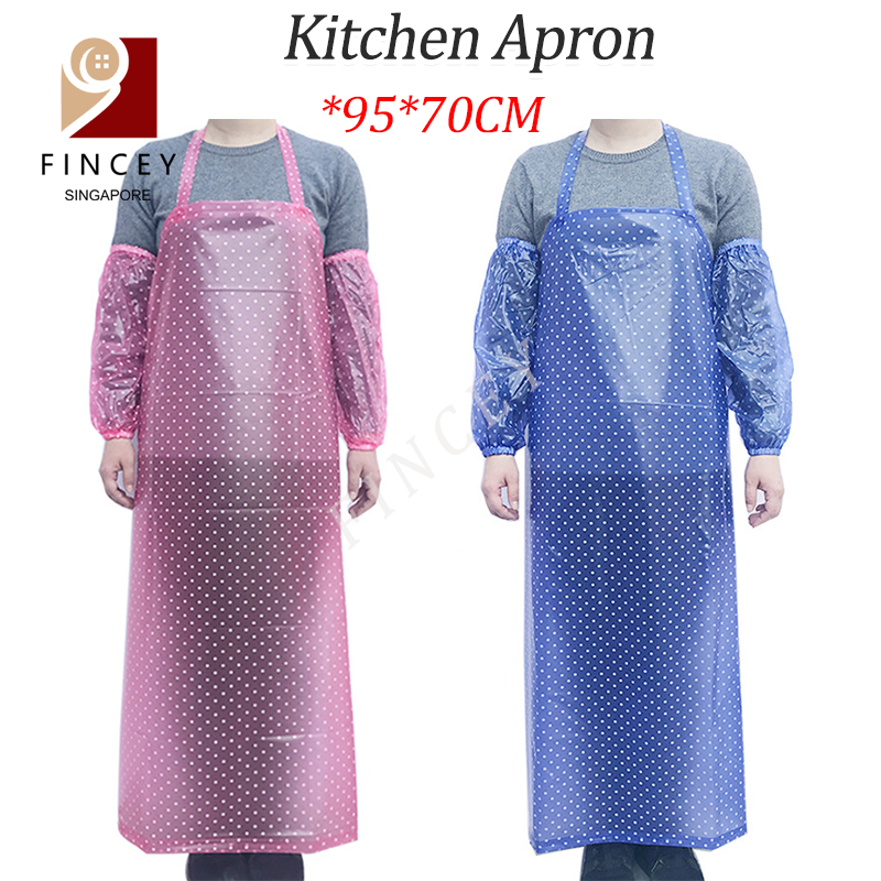 【SG】Kitchen Apron Waterproof Apron Cooking Apron Chef Aprons for ...