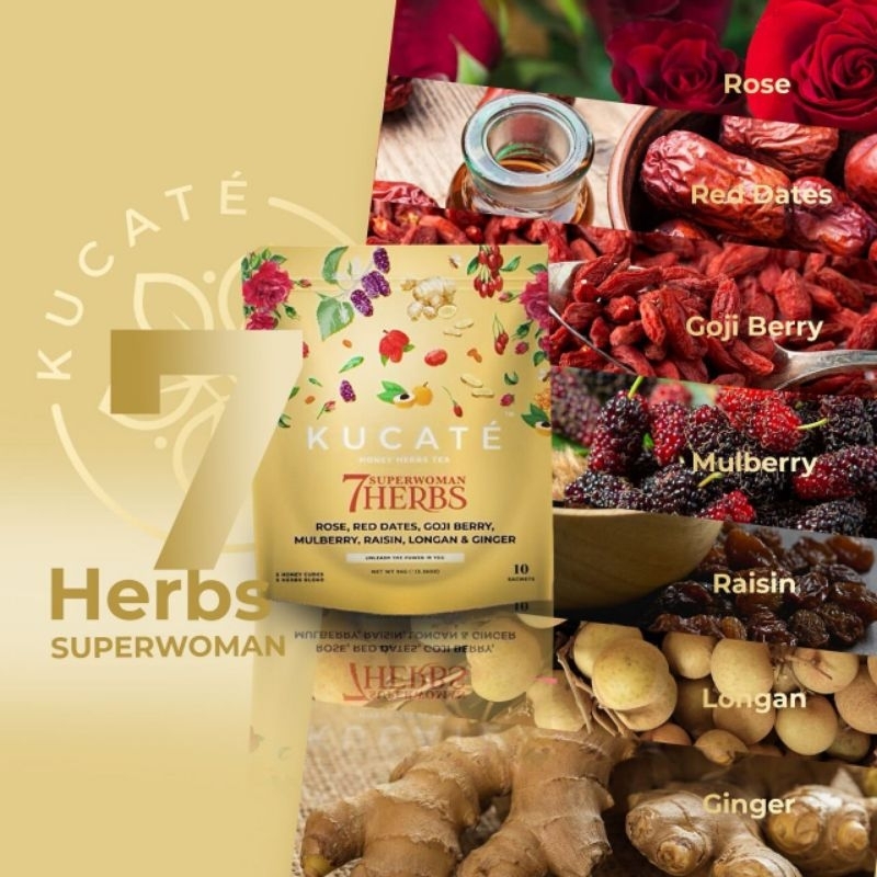 KUCATE SUPERWOMAN (Honey Herbal Tea) | Confinement | Wellness | Shopee ...