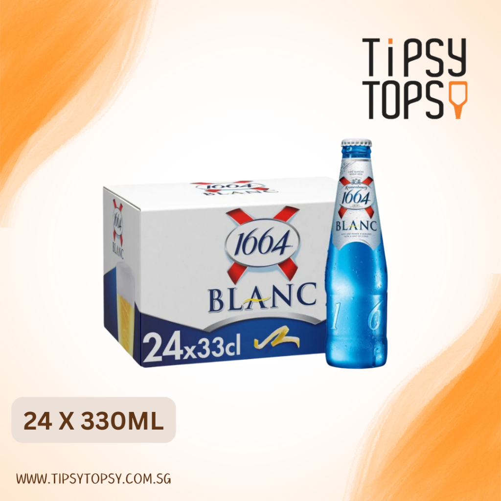 Kronenbourg 1664 Blanc Beer Pint 330ml | Shopee Singapore