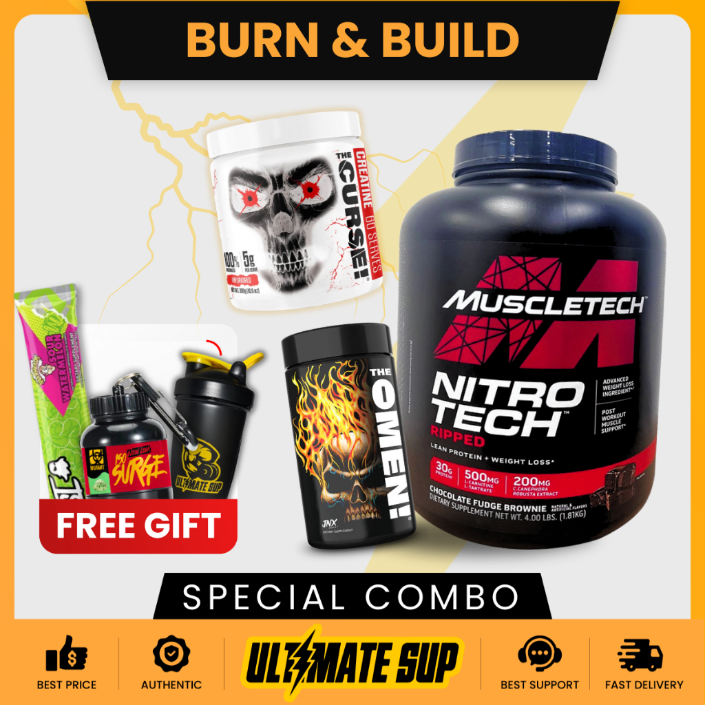 Ultimate Burn & Build Stack - Shred Fat, Build Muscle Fast | Shopee ...