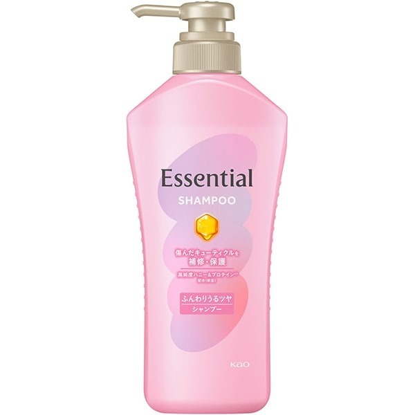 KAO essential soft and glossy shampoo pump 450ml [Shampoo] Direct from ...