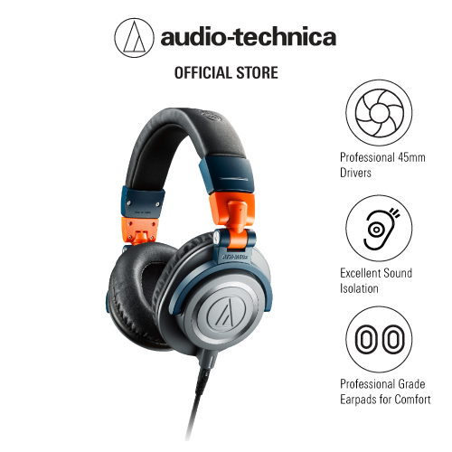 Audio-Technica ATH-M50X LAB Professional Studio Monitor Headphones 45mm ...