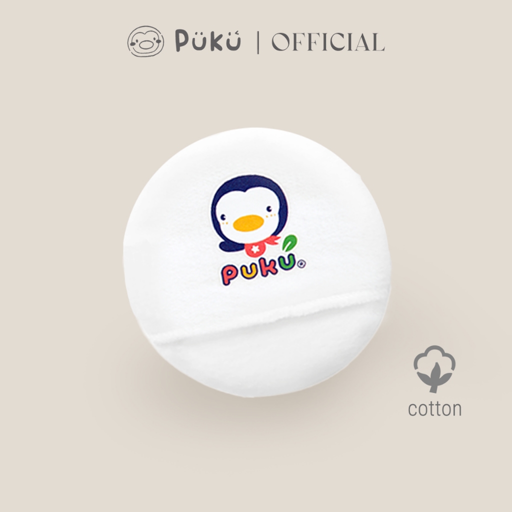 Puku Powder Puff Baby Powder Loose Powder Apply Evenly | Shopee Singapore