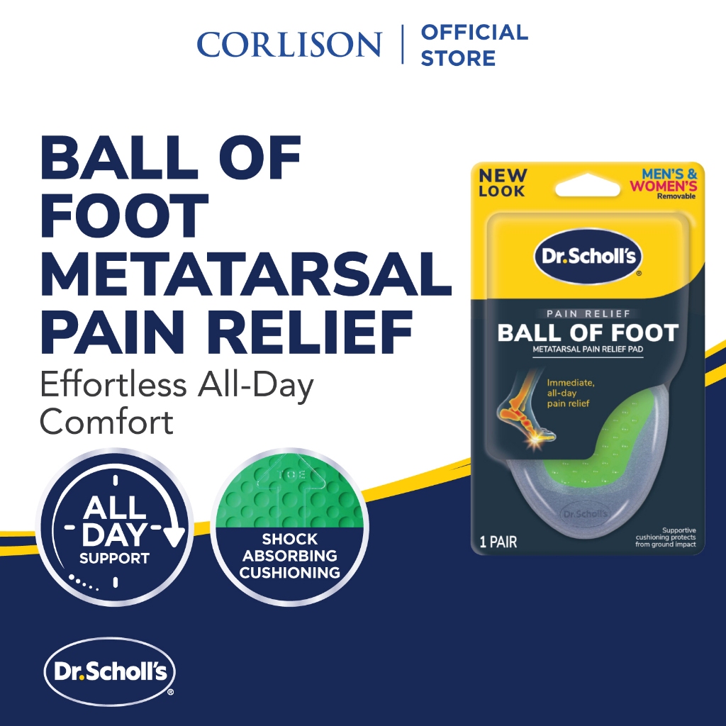 Dr.Scholl Ball of Foot Metatarsal Pain Relief Pad | Shopee Singapore