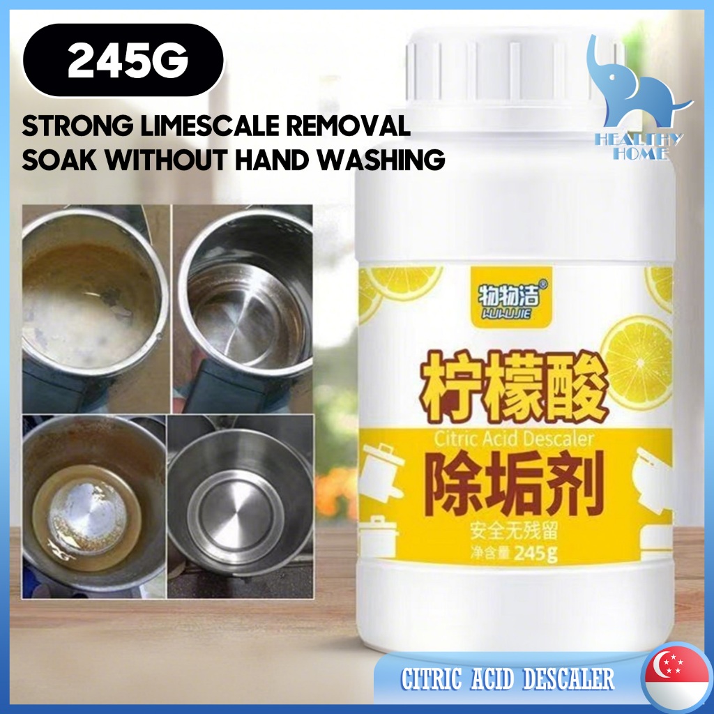 💕SG Stock💕Citric Acid Stain Remover Teapot Cleaner Kettle Descaler ...