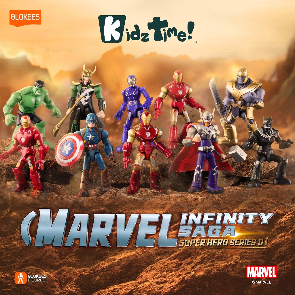 [Blind Box] Kidztime Blokees Marvel Infinity Saga Super Hero Series 01 ...
