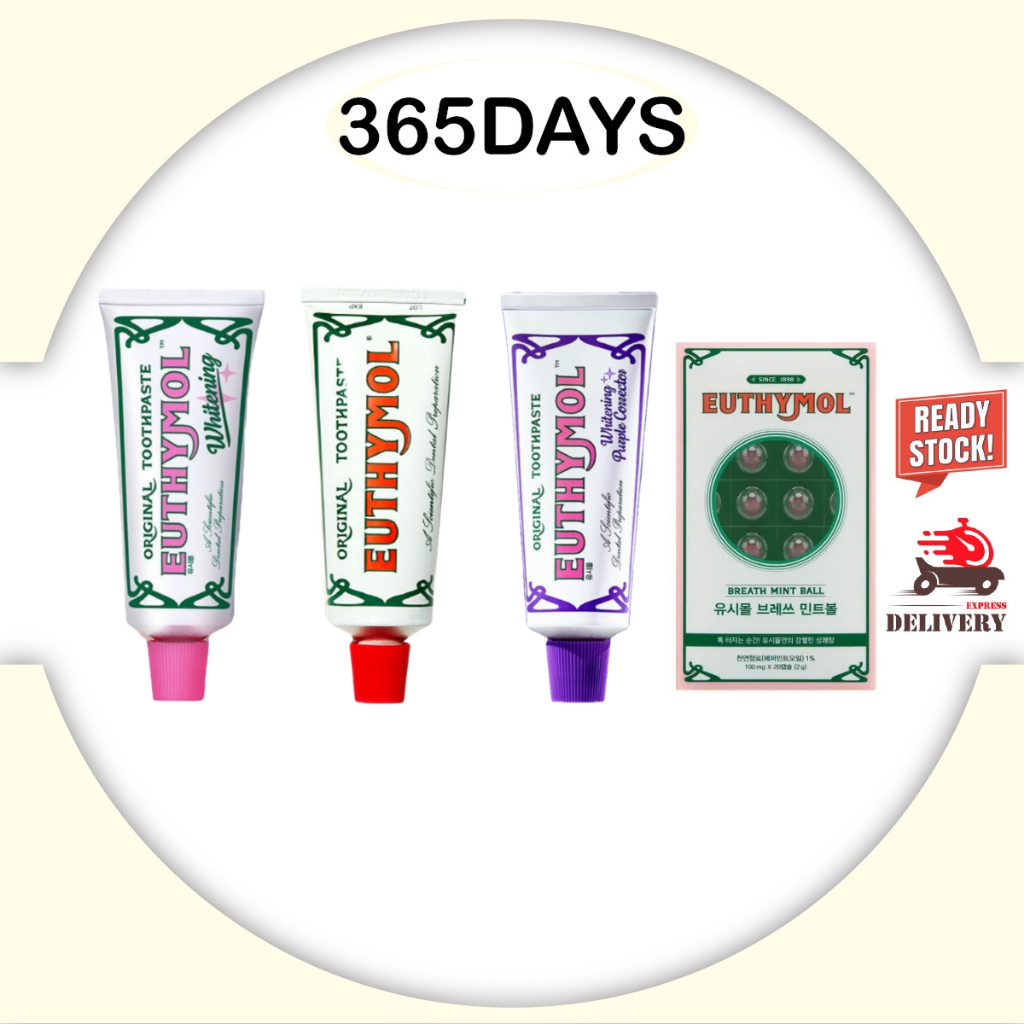 EUTHYMOL Toothpaste 106g [3 Types] / Mint Ball (20pcs) | Shopee Singapore