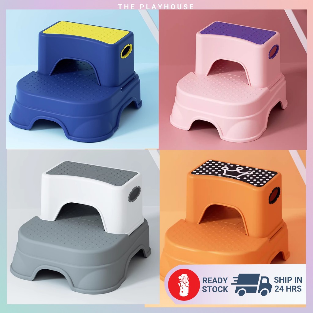 [SG] 2-in-1 Multifunctional Detachable Booster High Step Stool for Kids ...