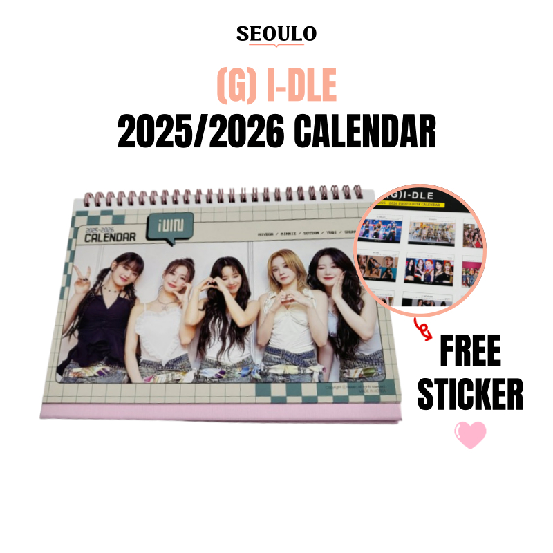 (G)I-DLE Photo Calendar 2025 and 2026, kpop, idol goods | Shopee Singapore