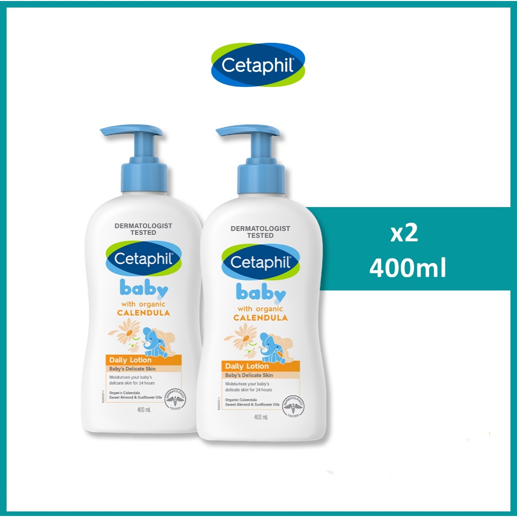 [Bundle of 2] Cetaphil Baby Lotion with Organic Calendula and Sunflower ...