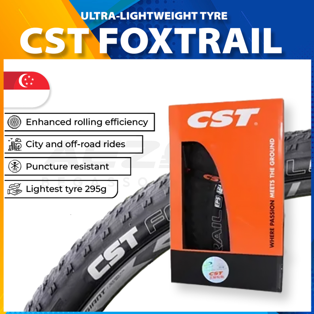 【🇸🇬 Local Stock】26" Ultra Lightweight CST Foxtrail Tyre | Puncture ...