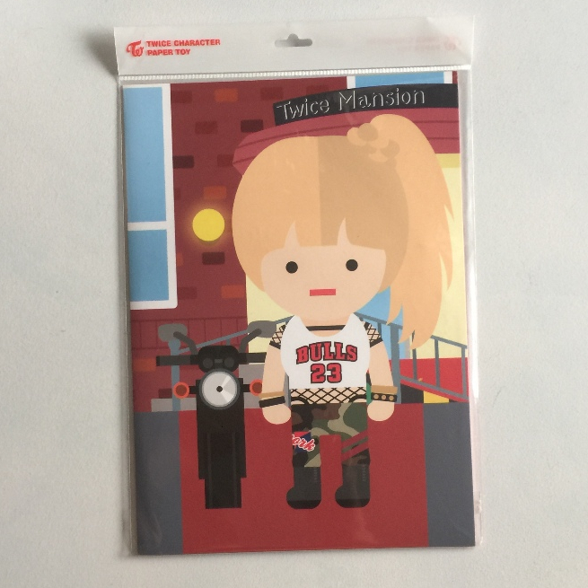 [LIMITED EDITION] TWICE K-POP OFFICIAL CHARACTER PAPER TOY DOLL SET ...