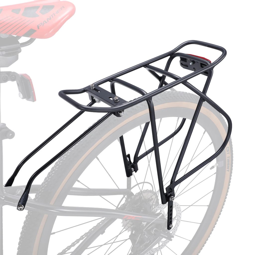 PANTHER 50KG Aluminum Rear Bike Rack Tool-Free Adjustable Mount Disc ...