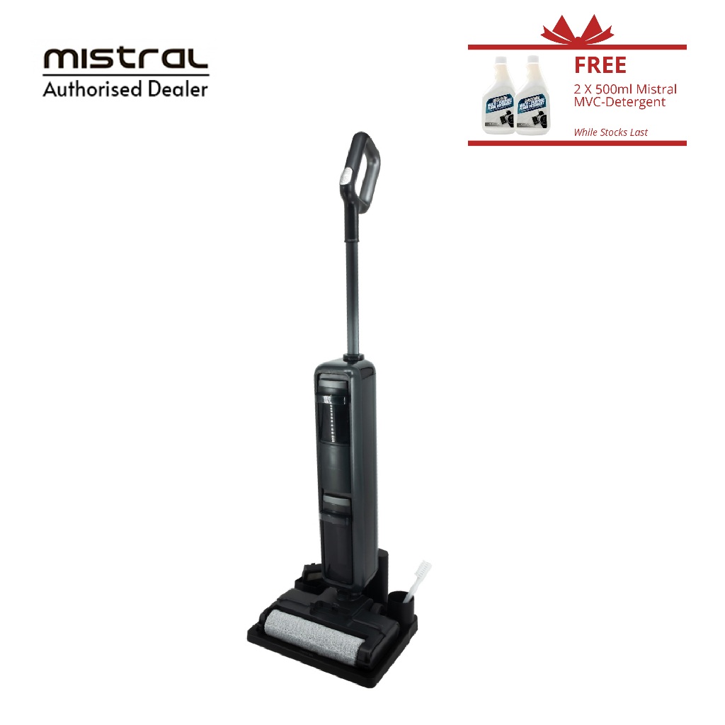 Mistral Cordless Floor Washer Vacuum Cleaner with Self-cleaning ...