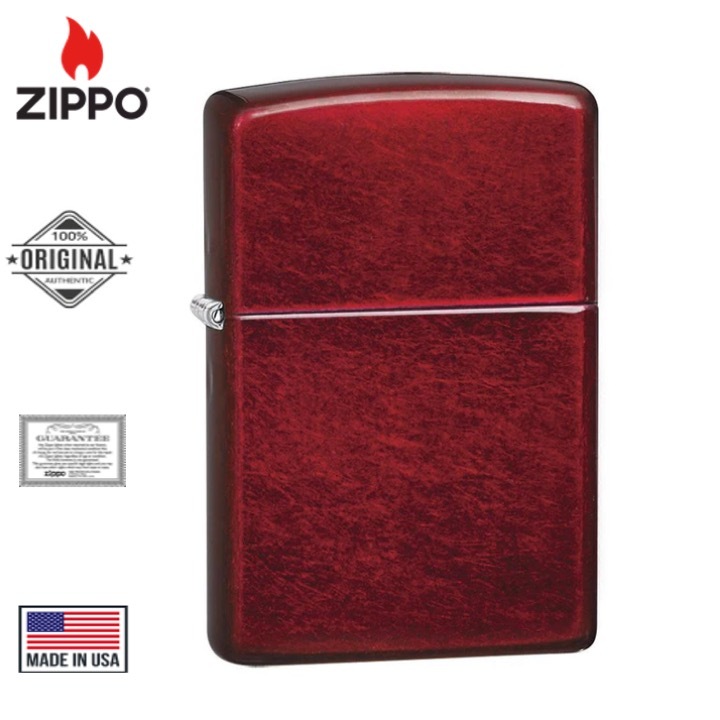Zippo Classic Candy Apple Red | Shopee Singapore